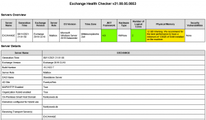 ExchangeHealthChecker: Script to detect configuration problems ...