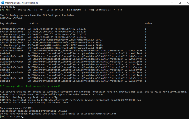 Windows Extended Protection and Exchange Server - Frankys Web