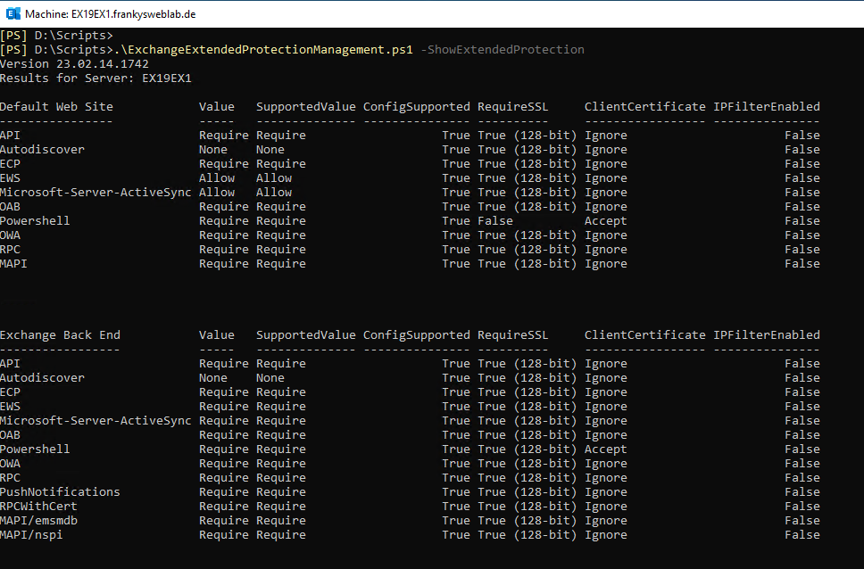Windows Extended Protection und Exchange Server - Frankys Web