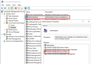 Group Managed Service Accounts (gMSA) for tasks and services - Frankys Web