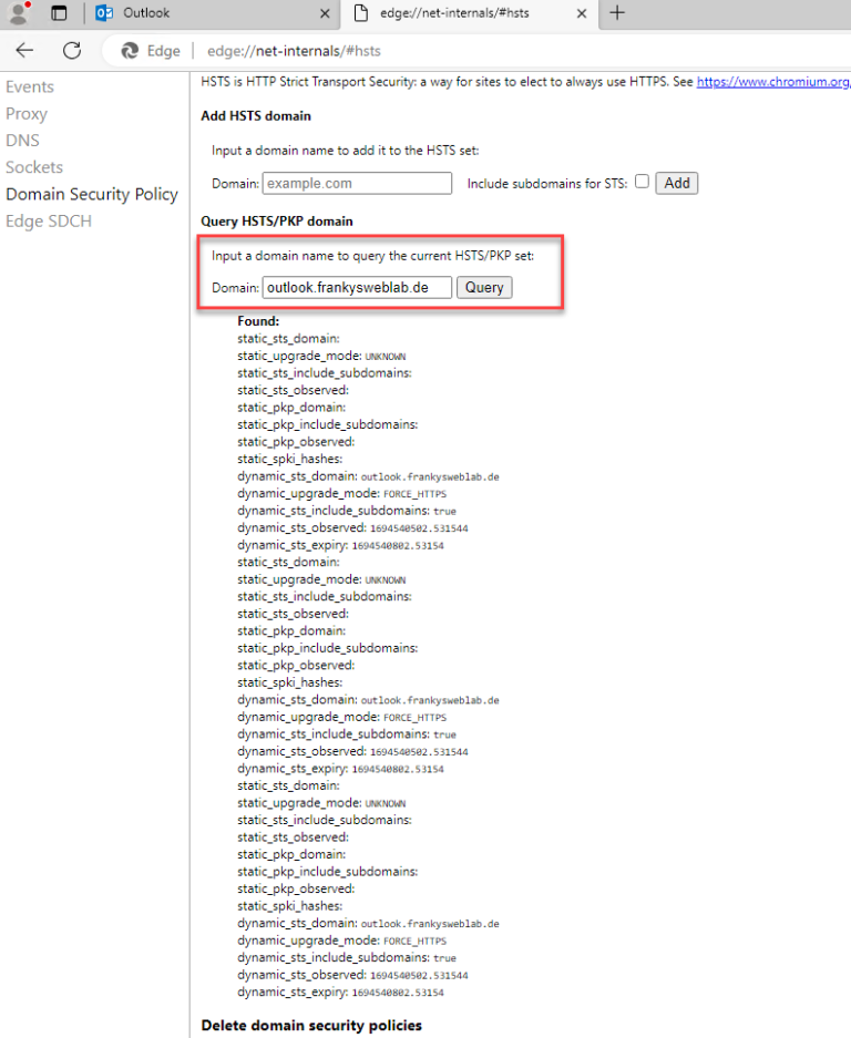 Exchange Server und HSTS (HTTP Strict Transport Security) - Frankys Web