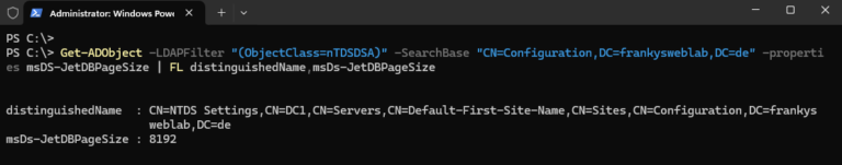 Windows Server 2025: New Active Directory features - Frankys Web