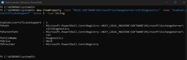 Exchange Server 2019 and ECC certificates (Elliptic Curve Cryptography ...